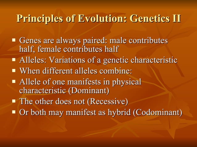 Human Biological and Cultural Evolution. | PPT
