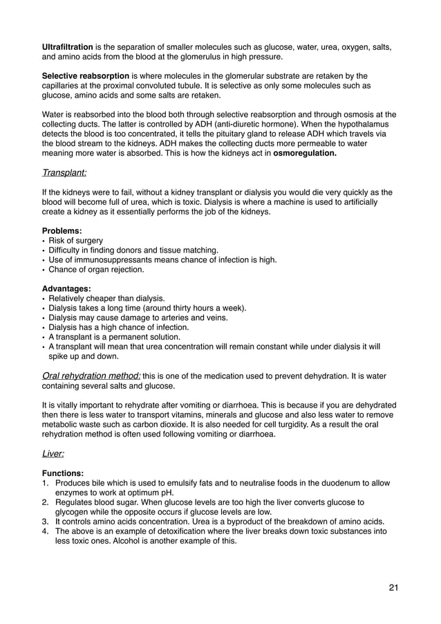 Human biology-edexcel-igcse | PDF