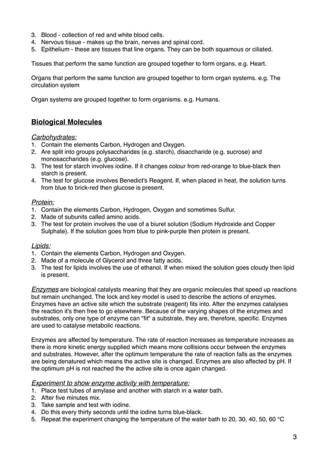 Human biology-edexcel-igcse | PDF