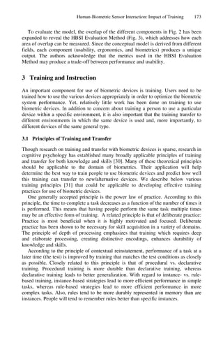 (2009) Human-Biometric Sensor Interaction: Impact of Training on Biometric System and User ...