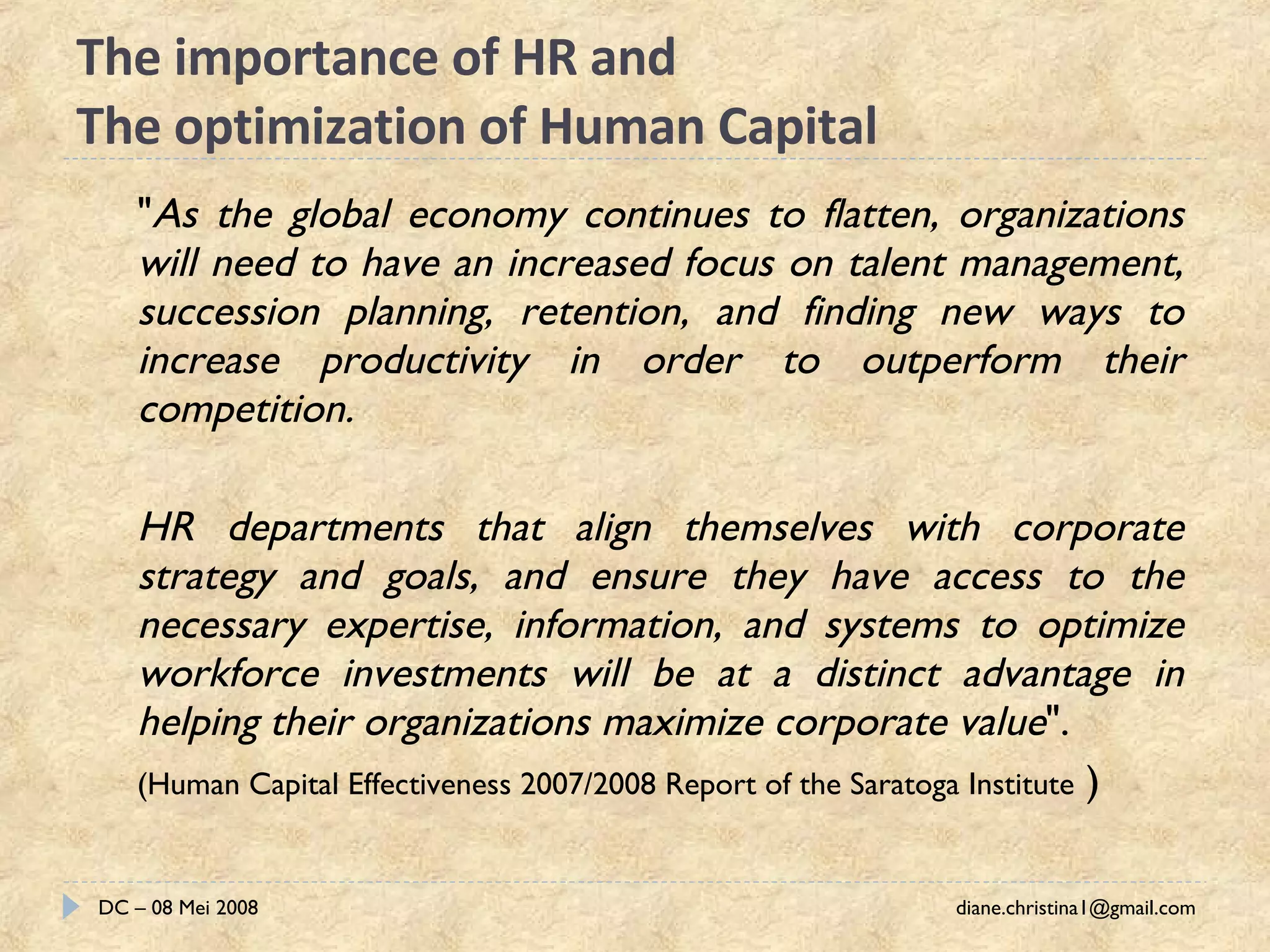 Human Capital Measurement | PPT