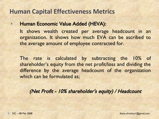Human Capital Measurement | PPT