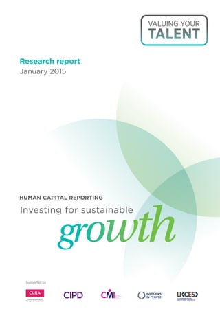 Human capital reporting 2014 sustainable growth | PDF