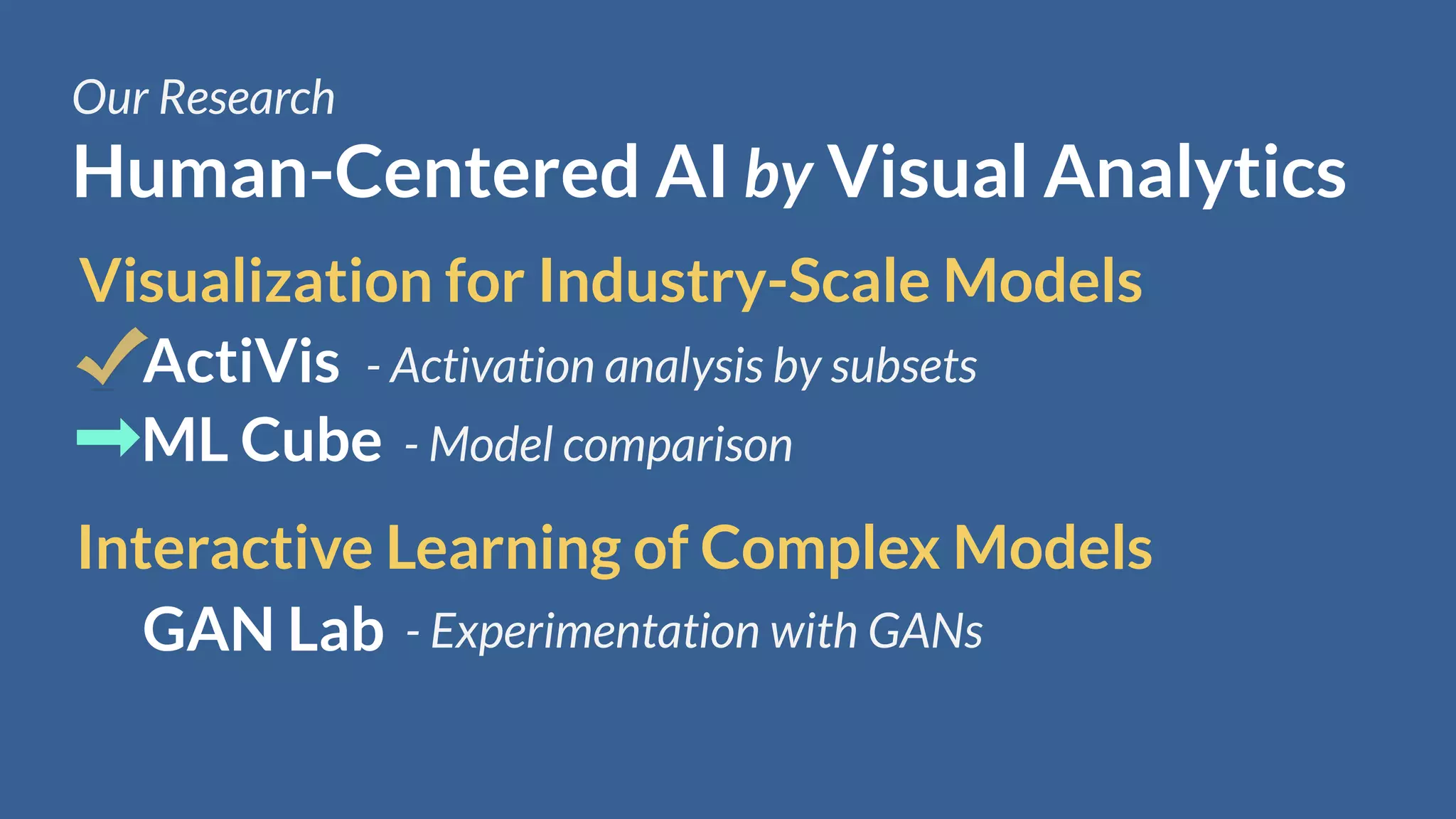 Human-Centered AI: Scalable, Interactive Tools for Interpretation and ...