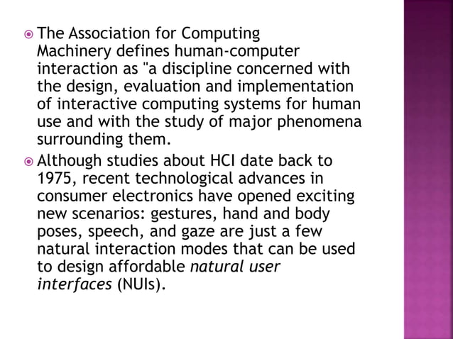 Human computer interaction | PPTX