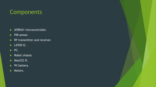 Human Detection Robot | PPTX