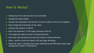 Human Detection Robot | PPTX