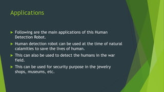 Human Detection Robot | PPTX