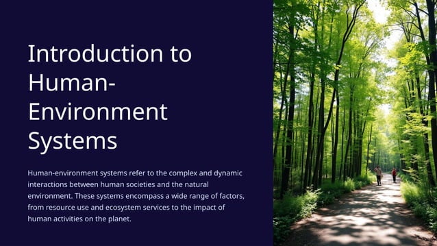 Human Environment System PowerPoint Presentation.pptx | Environmental ...