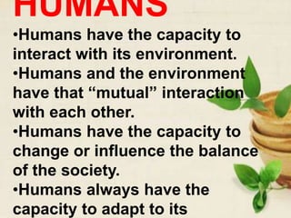 Human environment system ppt | PPTX