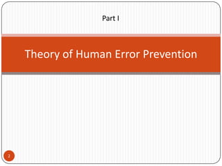 Human Error Prevention | PPTX