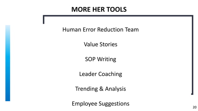 human error reduction PDA Pacific northwest | PPT