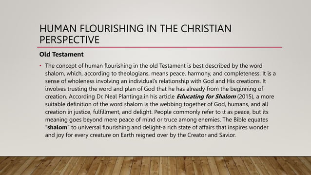 Human-Flourishing-and-Science-and-Technology.pptx | Spirituality ...