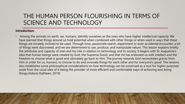 Human-Flourishing-and-Science-and-Technology.pptx | Spirituality ...