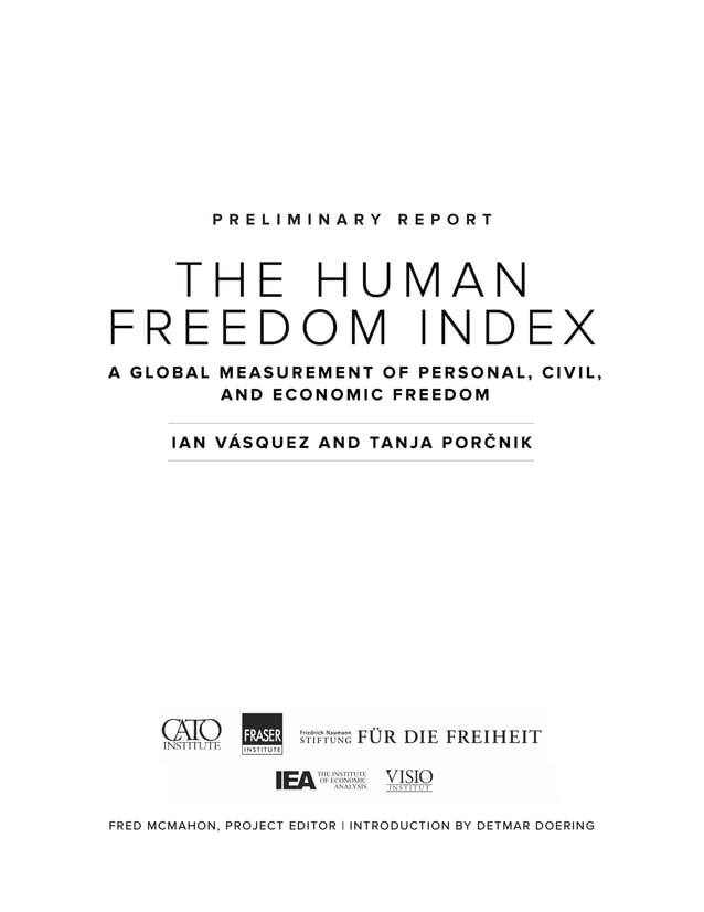Human Freedom Index - 2015 by Cato Institute | PDF