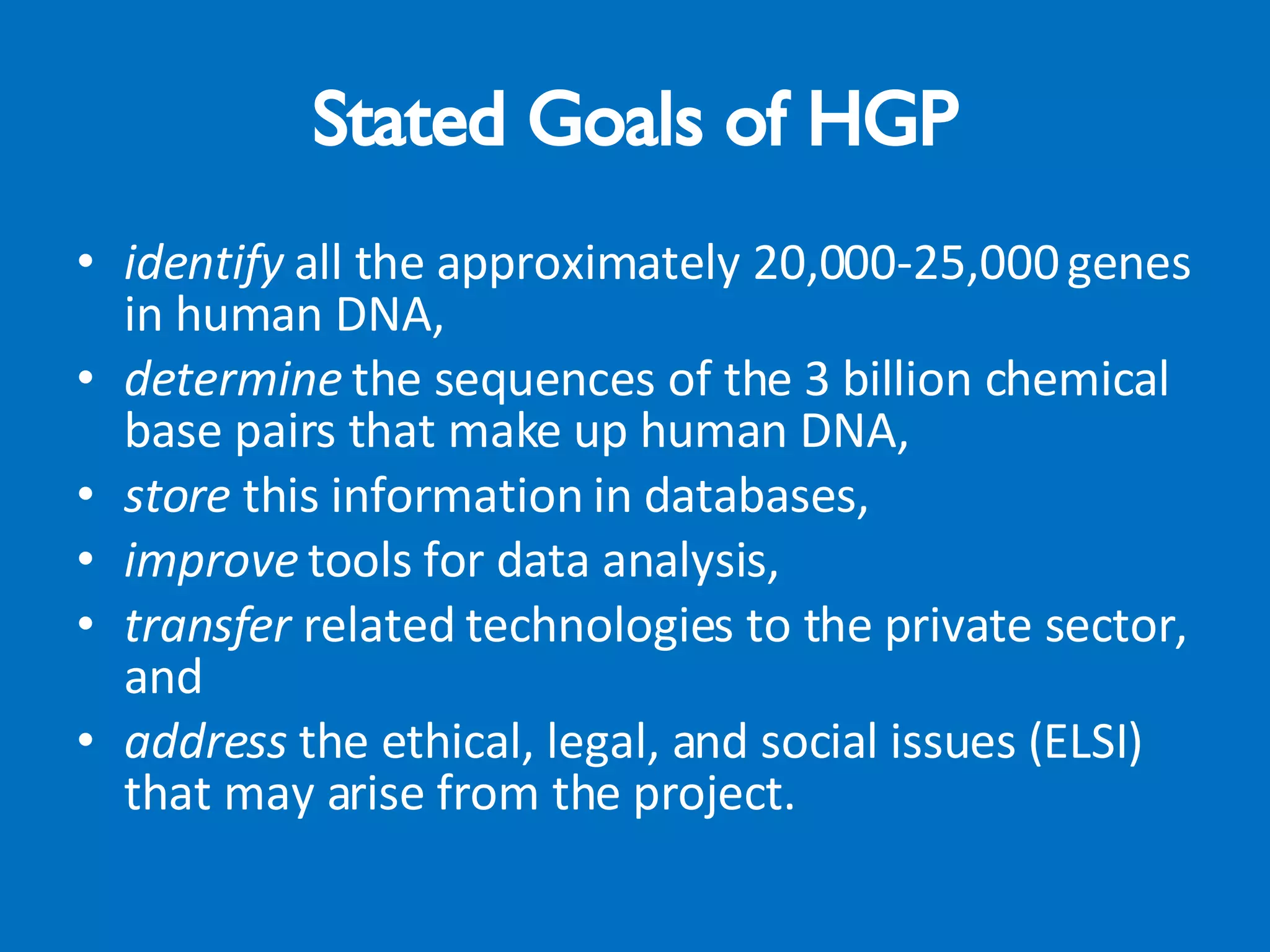 Human Genome Project | PPT