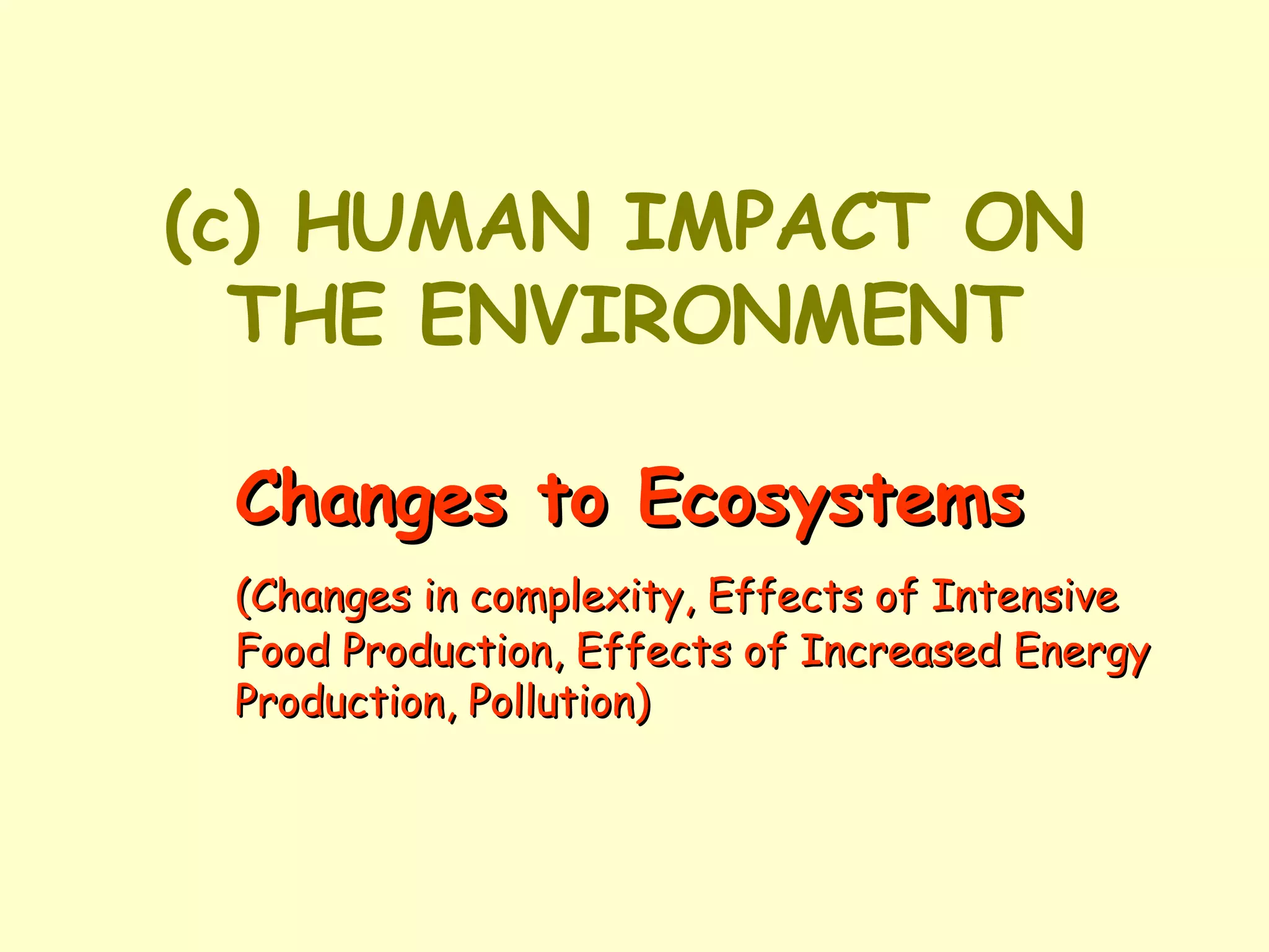 Human Impact | PPT
