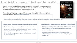 Human-in-the-loop: the Web as Foundation for interdisciplinary Data Science Methods and Research ...