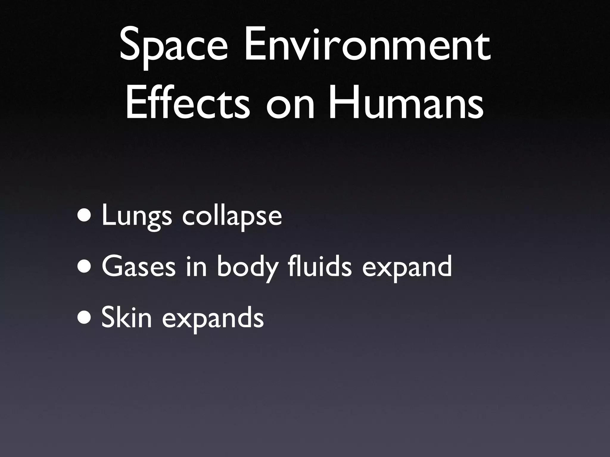 Human Limits in Space | PPT