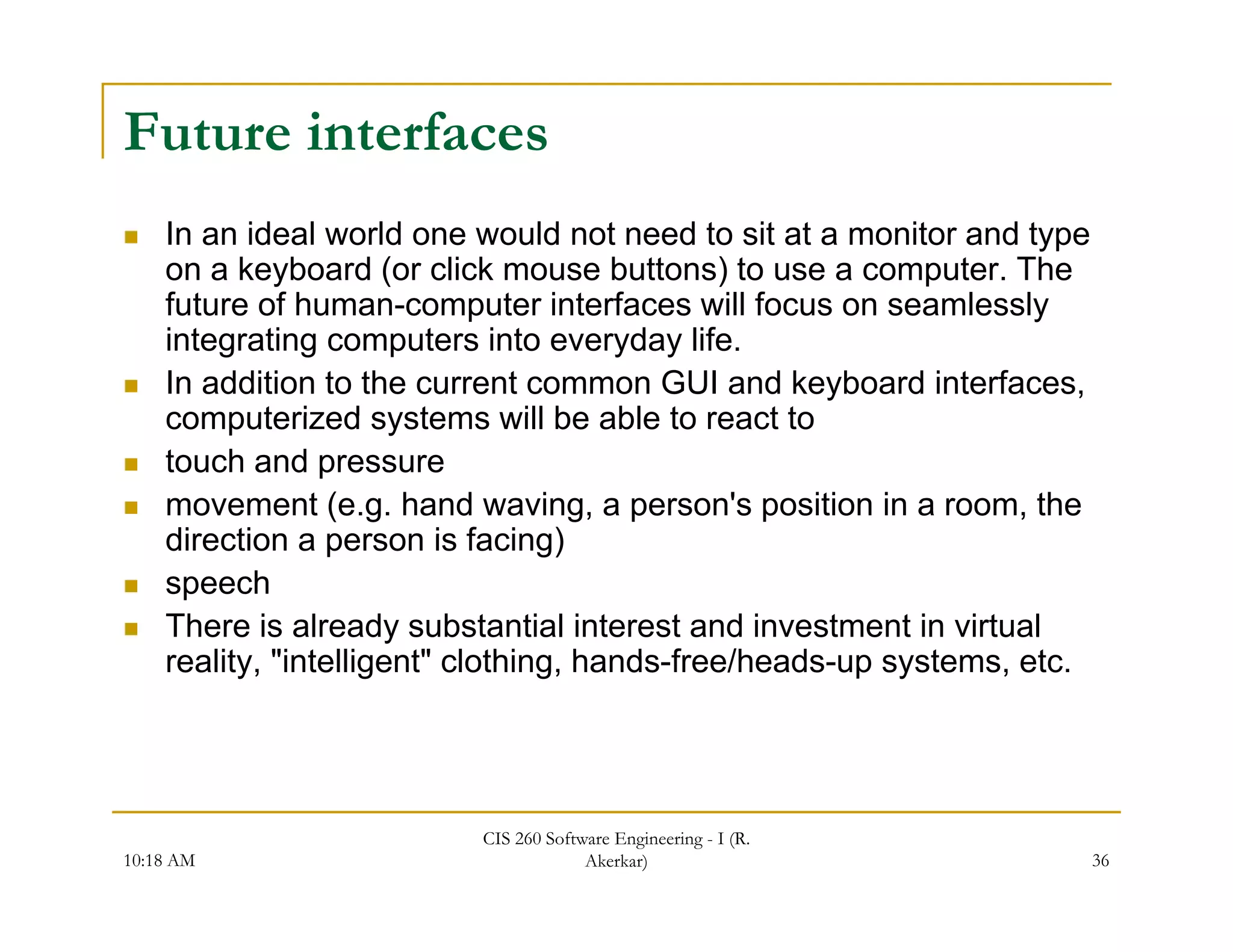 Human machine interface | PDF