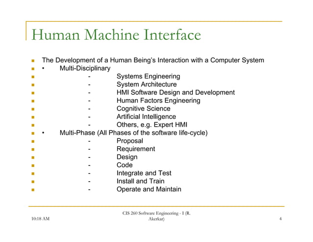 Human machine interface | PDF | Operating Systems | Computer Software and Applications