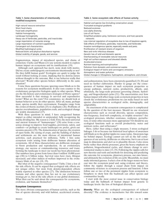 Human modified ecosystems and future evolution | PDF