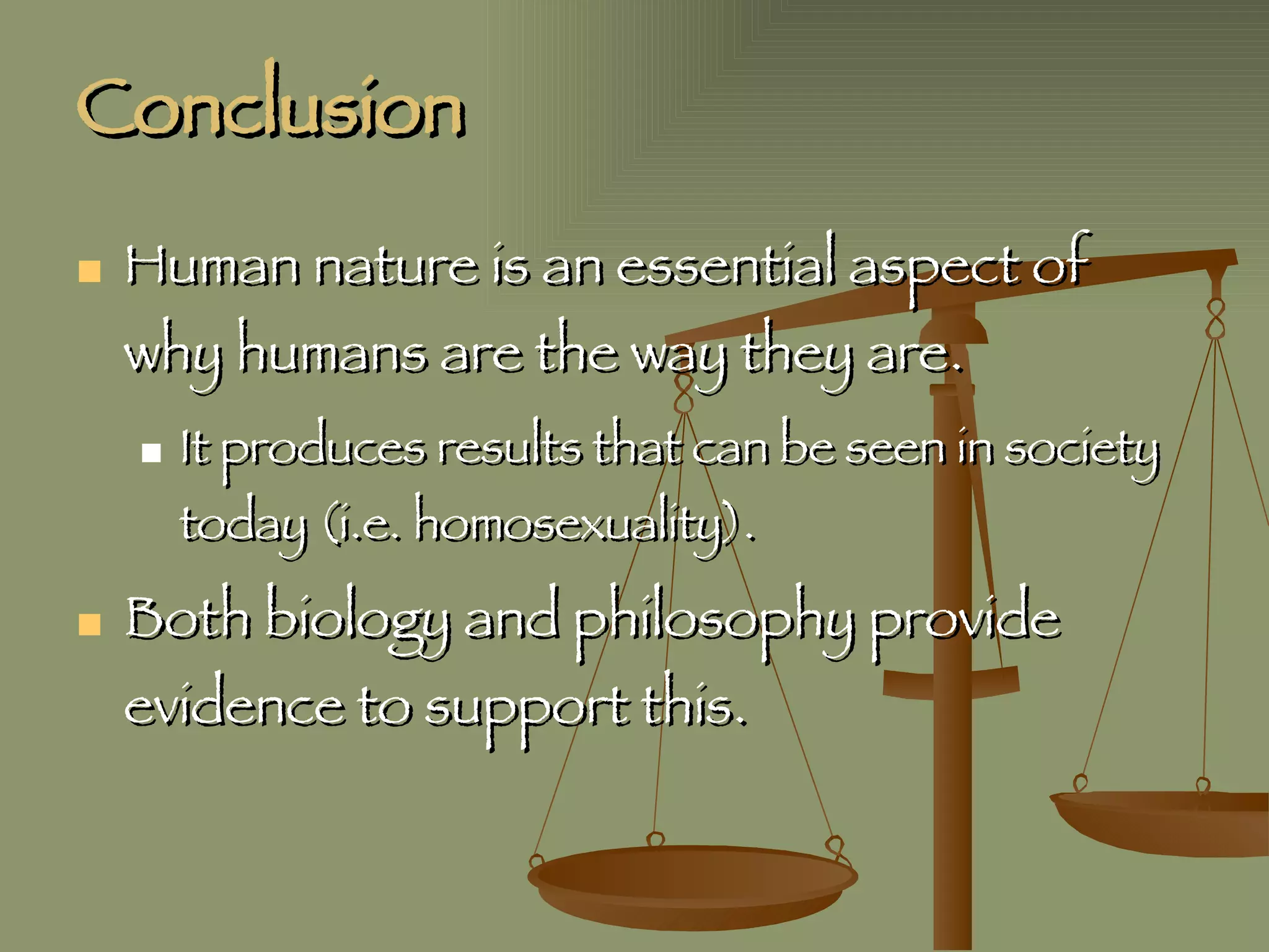 Human Nature Presentation | PPT