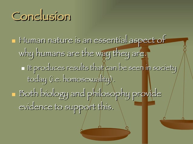 Human Nature Presentation | PPT | Genetics | Science