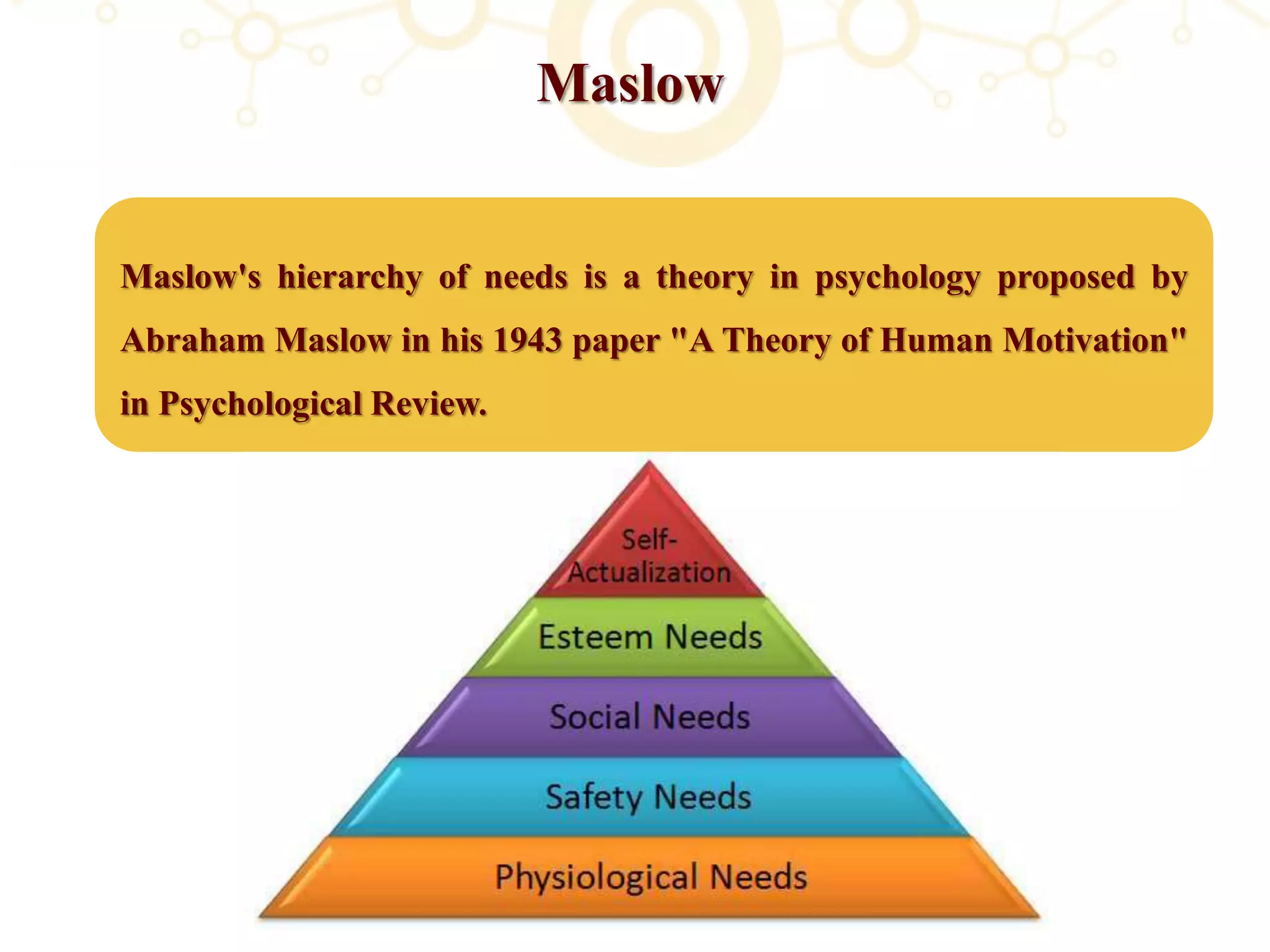 Human needs-and-motivation | PPTX