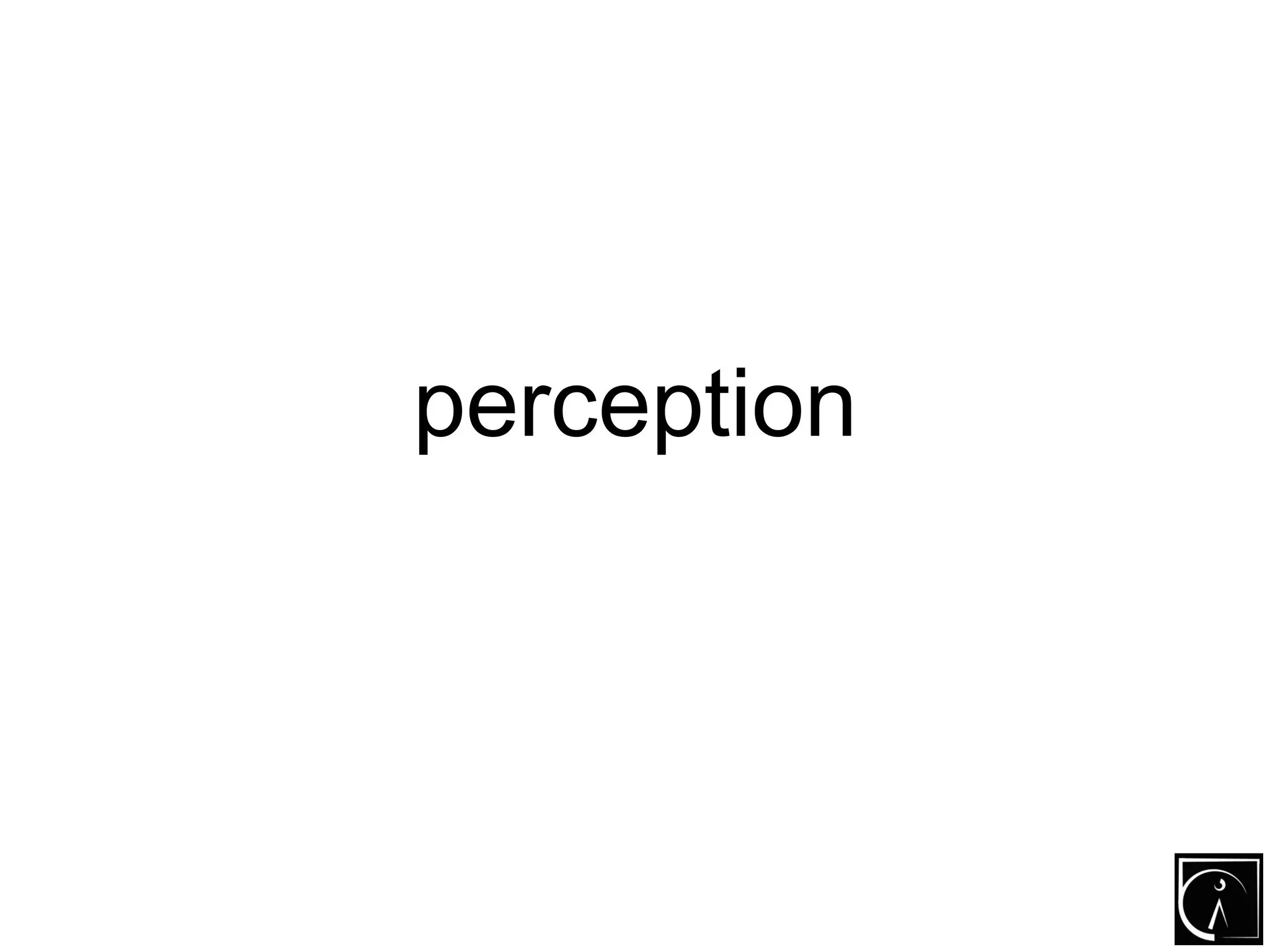 The Human perception & Overview | PPT