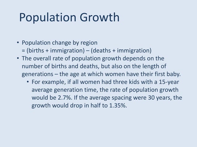 Human population | PPT