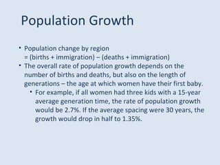 Human population... | PPT