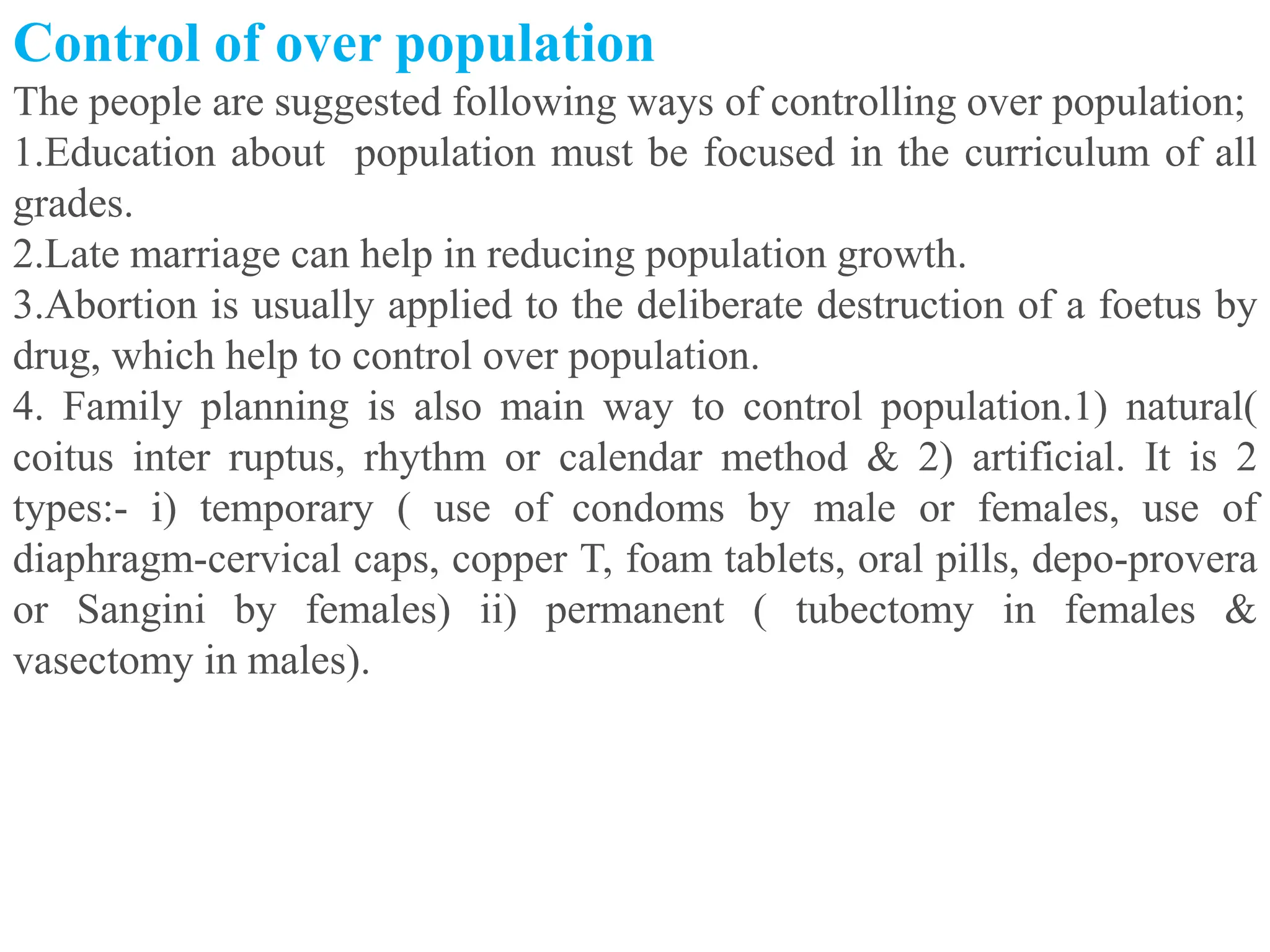 Human-population Class 12 Zoology syllabus | PPTX