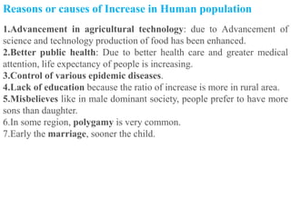 Human-population Class 12 Zoology syllabus | PPTX