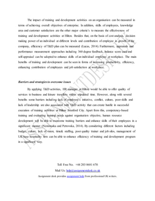 Human Resource Sample from Assignment Desk | PDF