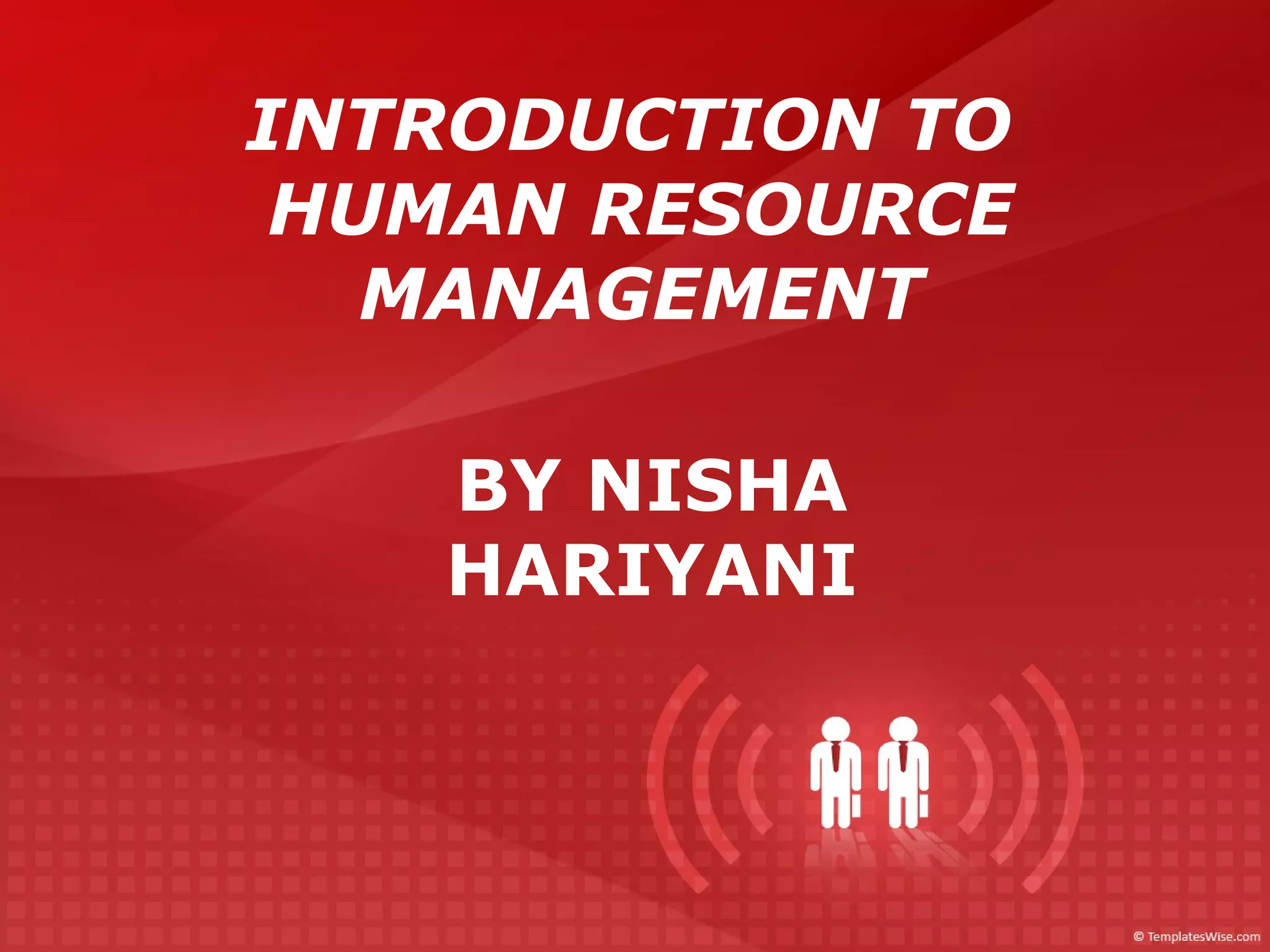 human resource management | PPT