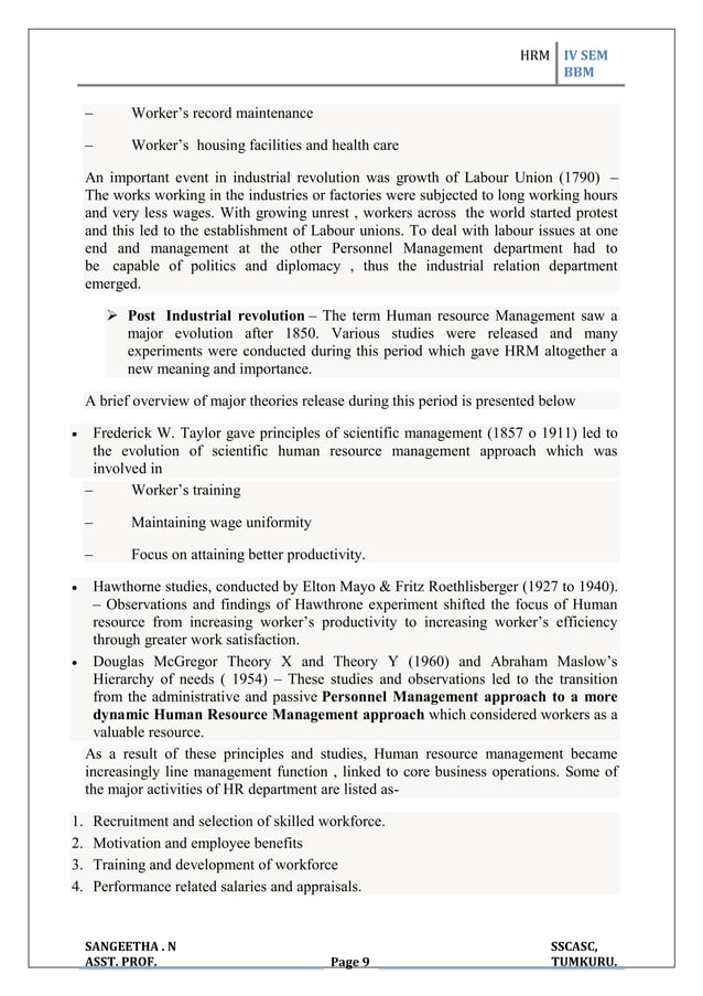 BASIC SUMMARY OF HUMAN RESOURCE MANAGEMENT | PDF