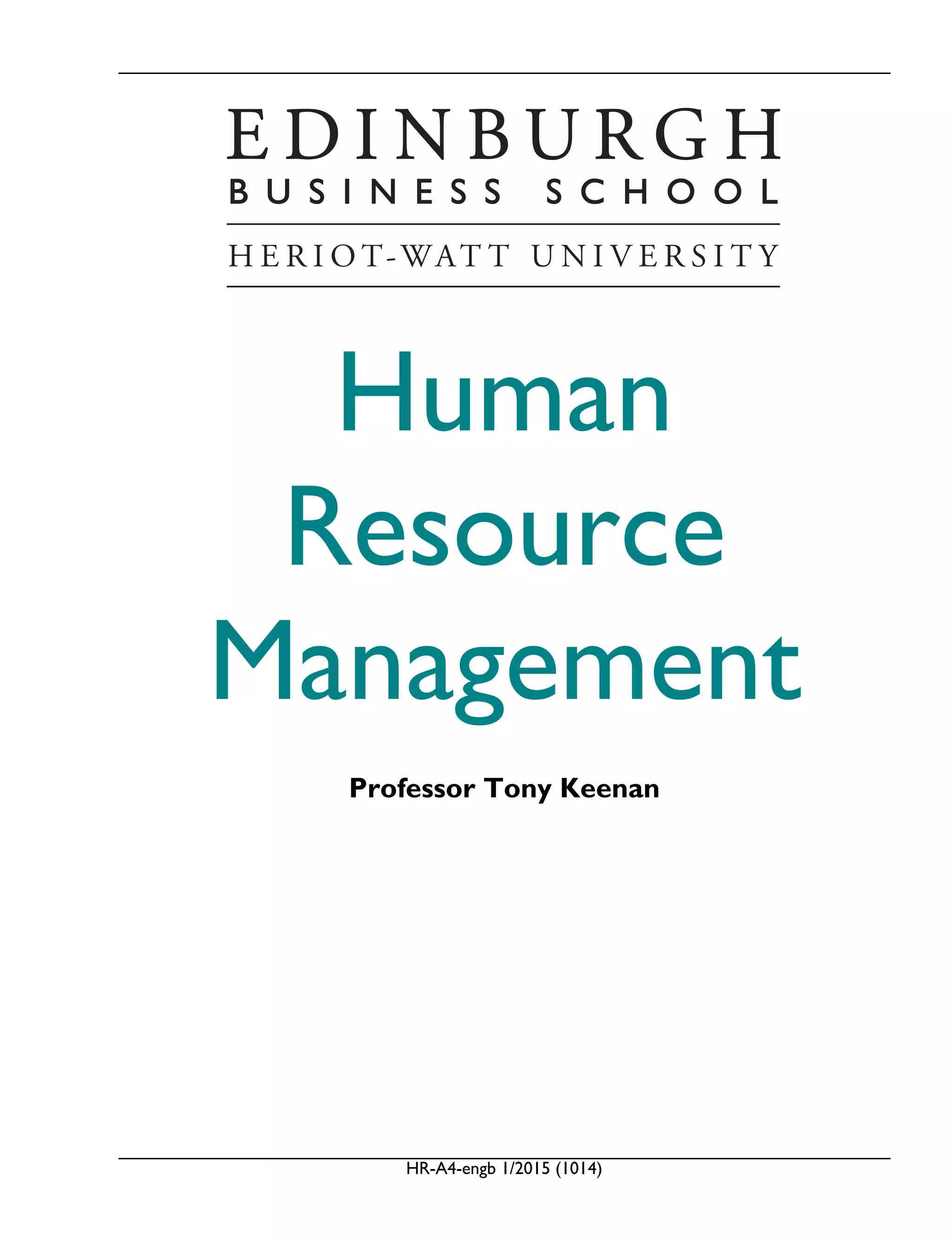 Human resource-management-course-taster | PDF