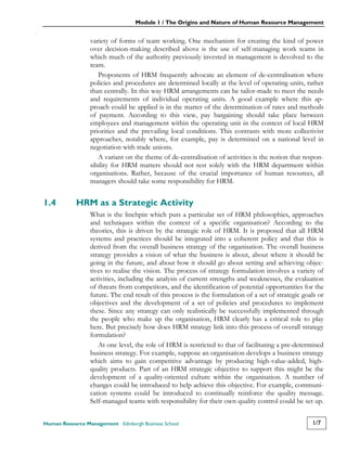 Human resource-management-course-taster | PDF