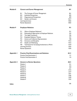 Human resource-management-course-taster | PDF