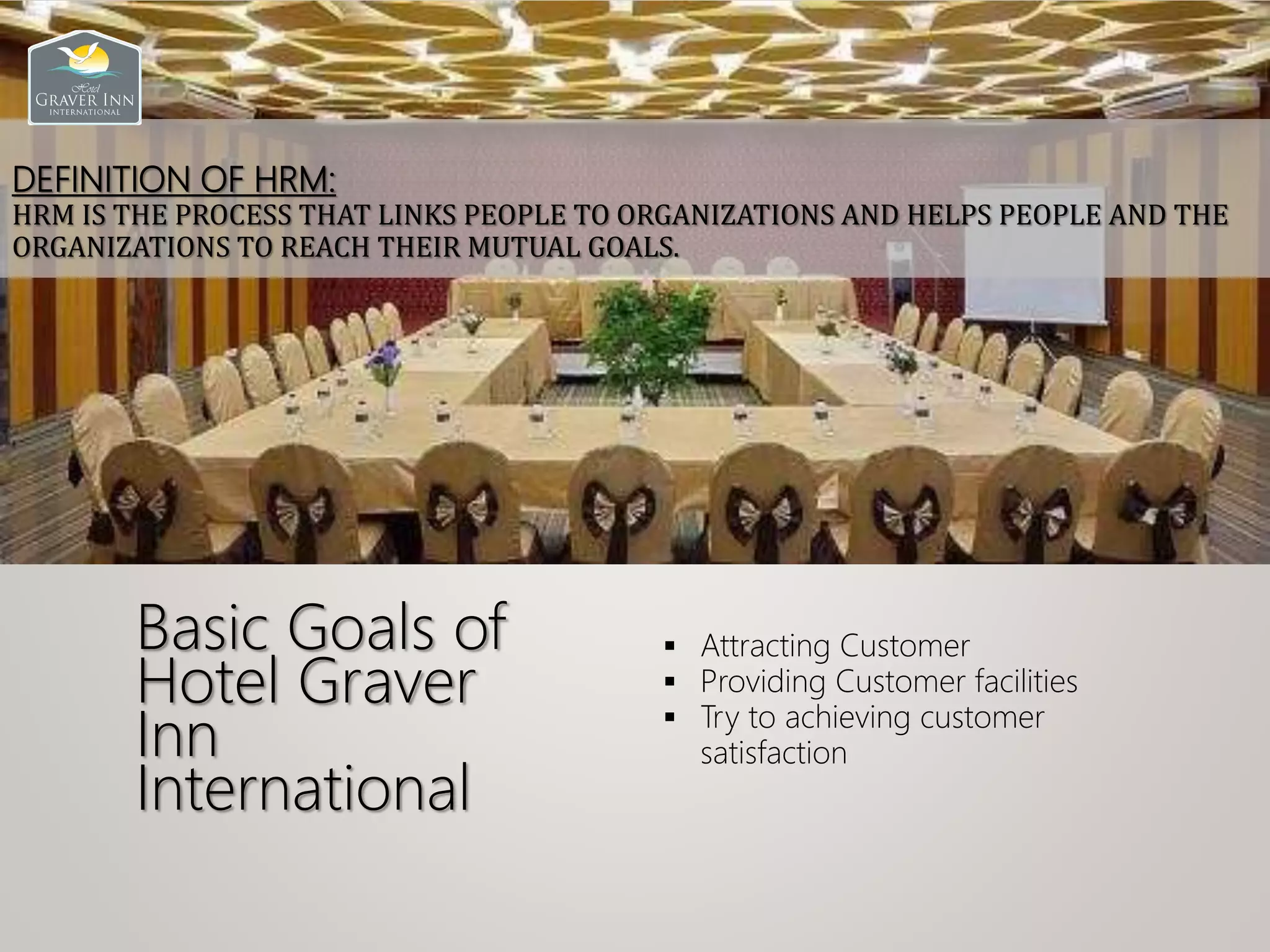 Human Resource Management Observation in Hotel Graver International | PPTX