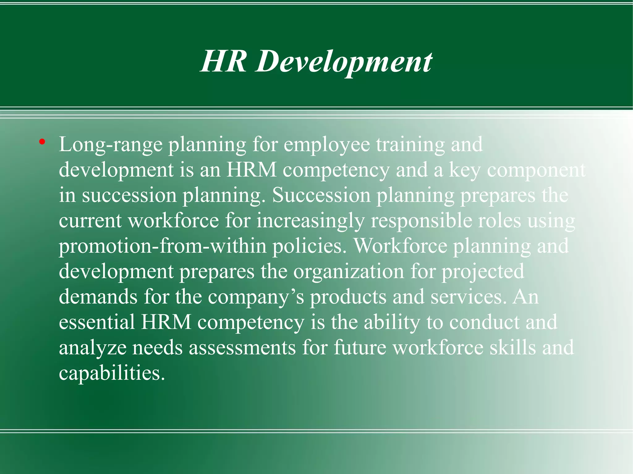 Primary Responsibilities of a Human Resource Manager | PPT | Human ...
