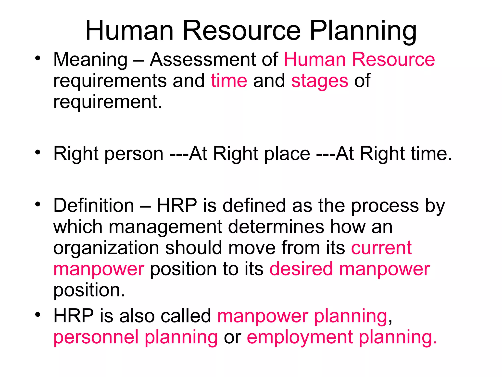 Human resource-planning-concept-and-need-factors-affecting-hrp-hrp ...