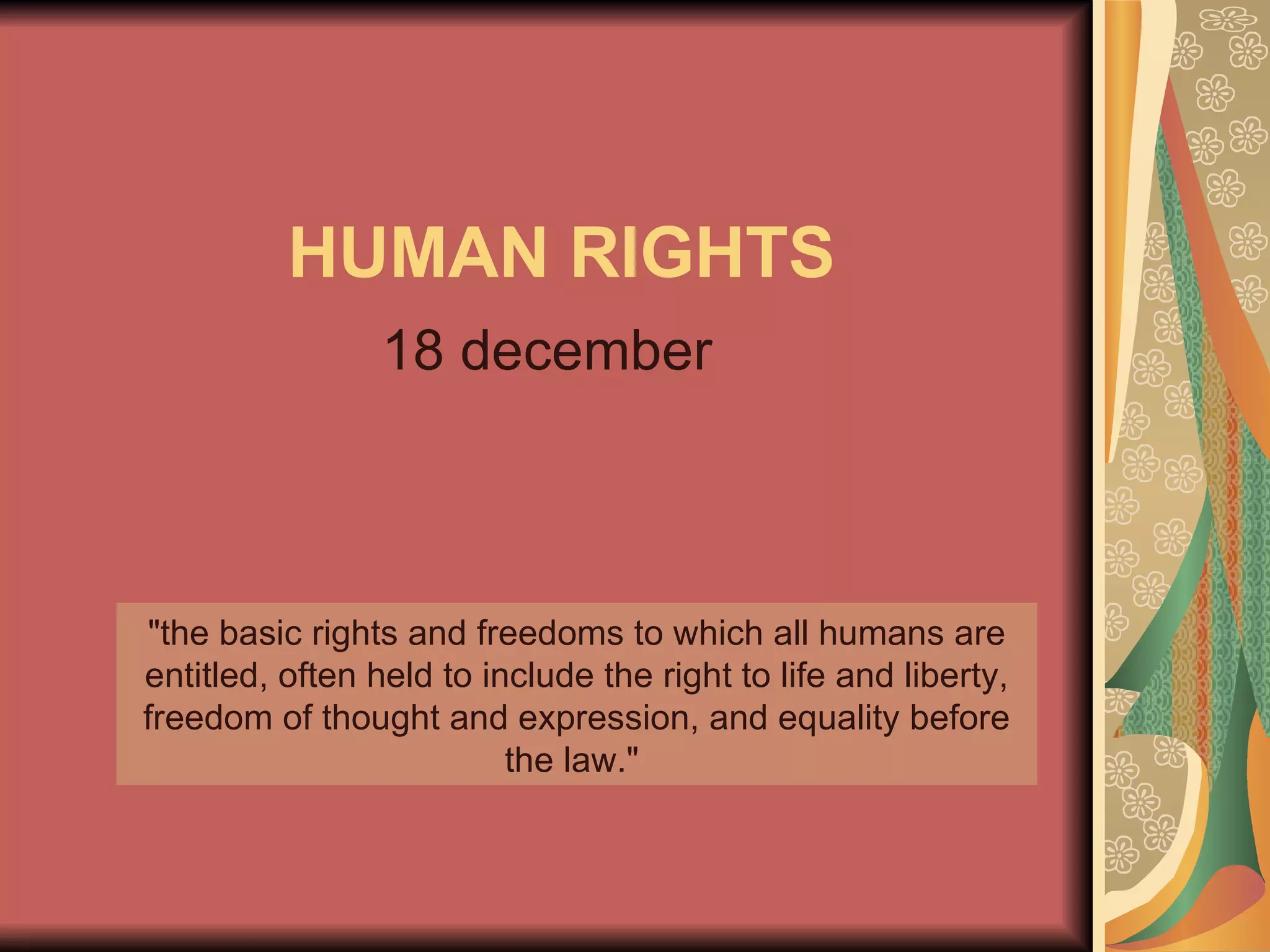 Human Rights | PPT