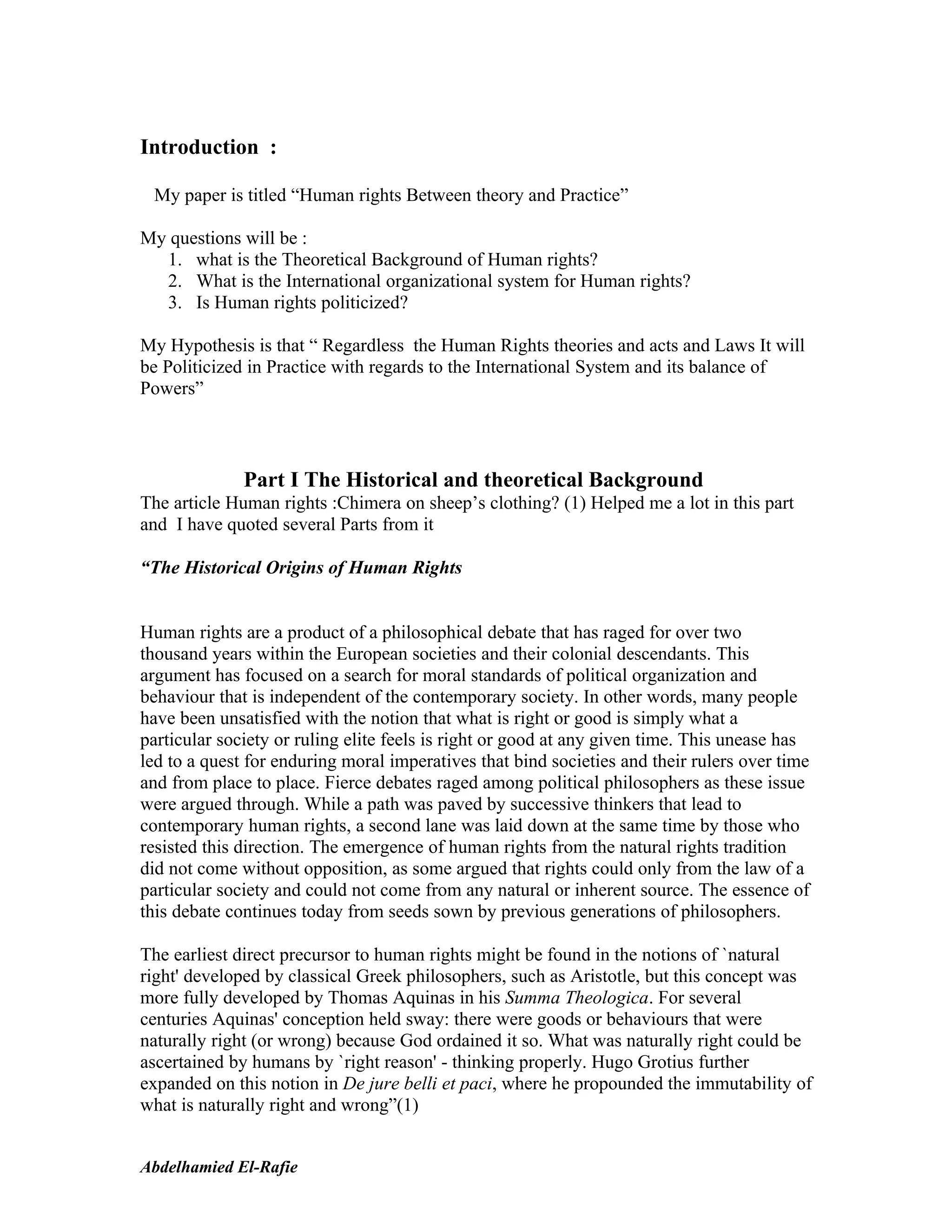 Human Rights Final | DOC