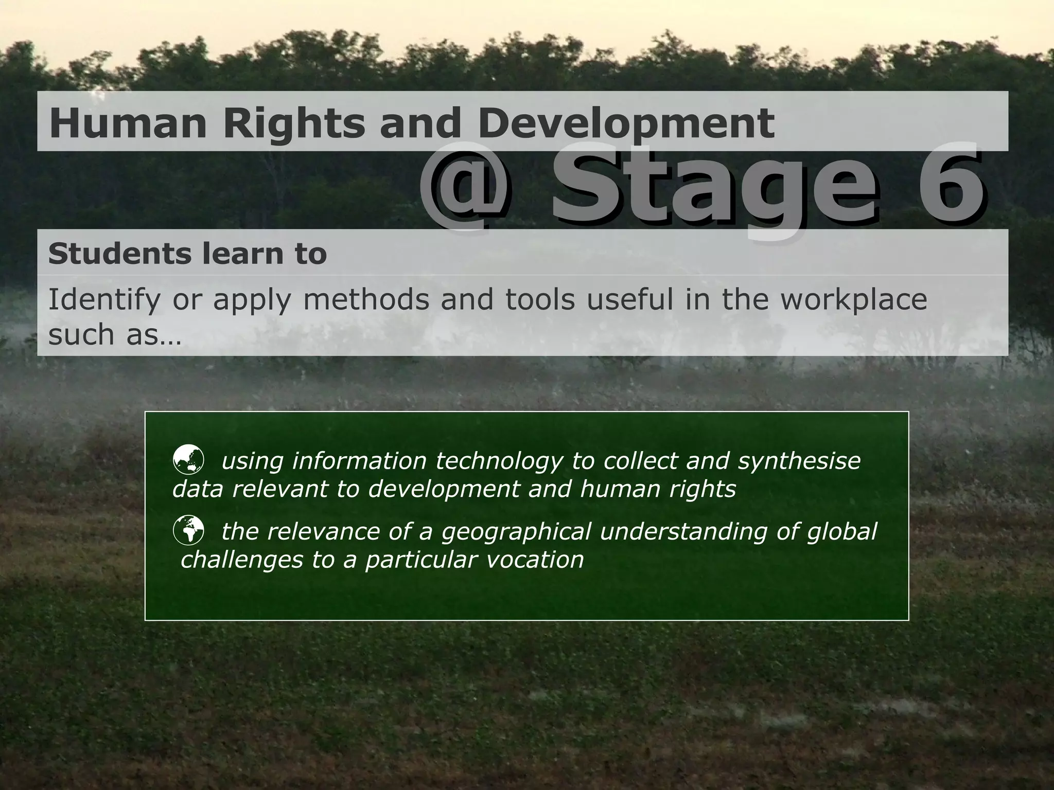 NSW Stage 6 Geography - Development assessment task | PPT | Debated ...