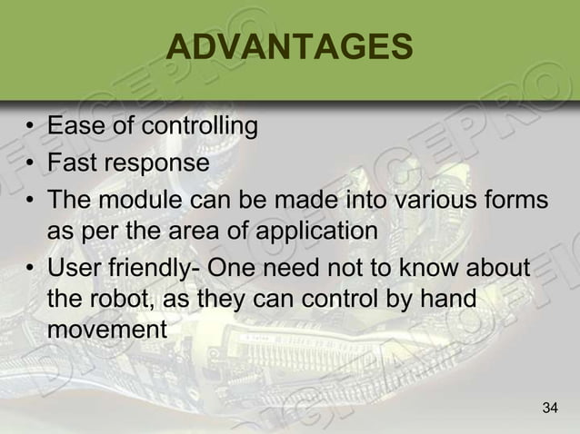 Human robot interaction based on gesture identification | PPT