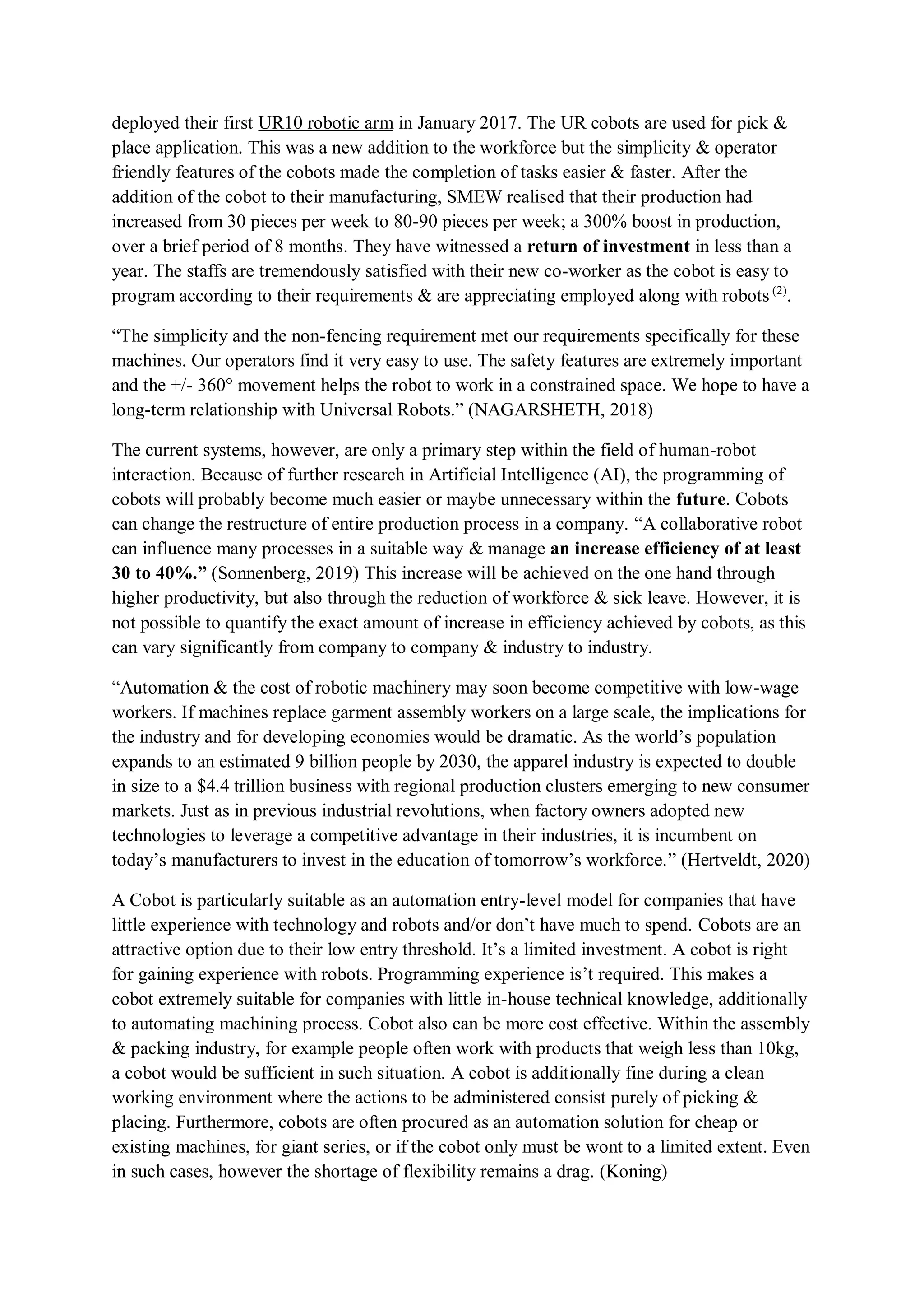 Human robot technology collaboration (co bot) | PDF