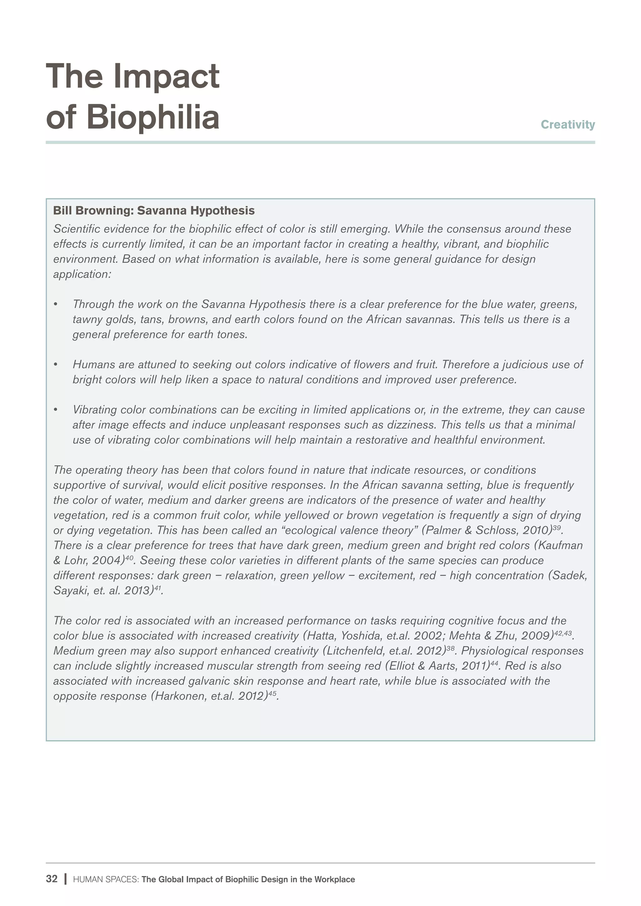 The Global Impact of Biophilic Design in the Workplace | PDF