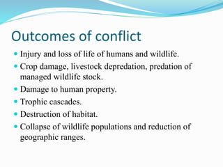 Human wildlife conflict | PPTX